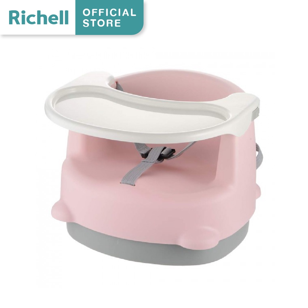Richell(ริเชล) เก้าอี้ทานข้าว 2 ระดับ มี 2 สี นั่งในบ้านสไตล์ญีปุ่น | Shopee Thailand