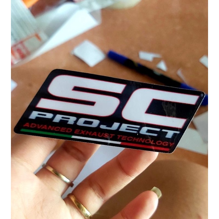 Combo 2 SC Project Exhaust Decals สติ๊กเกอร์ติดรถราคาถูก | Shopee Thailand