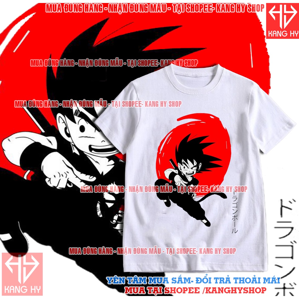เสื้อยืดดราก้อนบอลขาวพิมพ์ลาย Songoku ผ้านุ่มเท่ F290 | Shopee Thailand