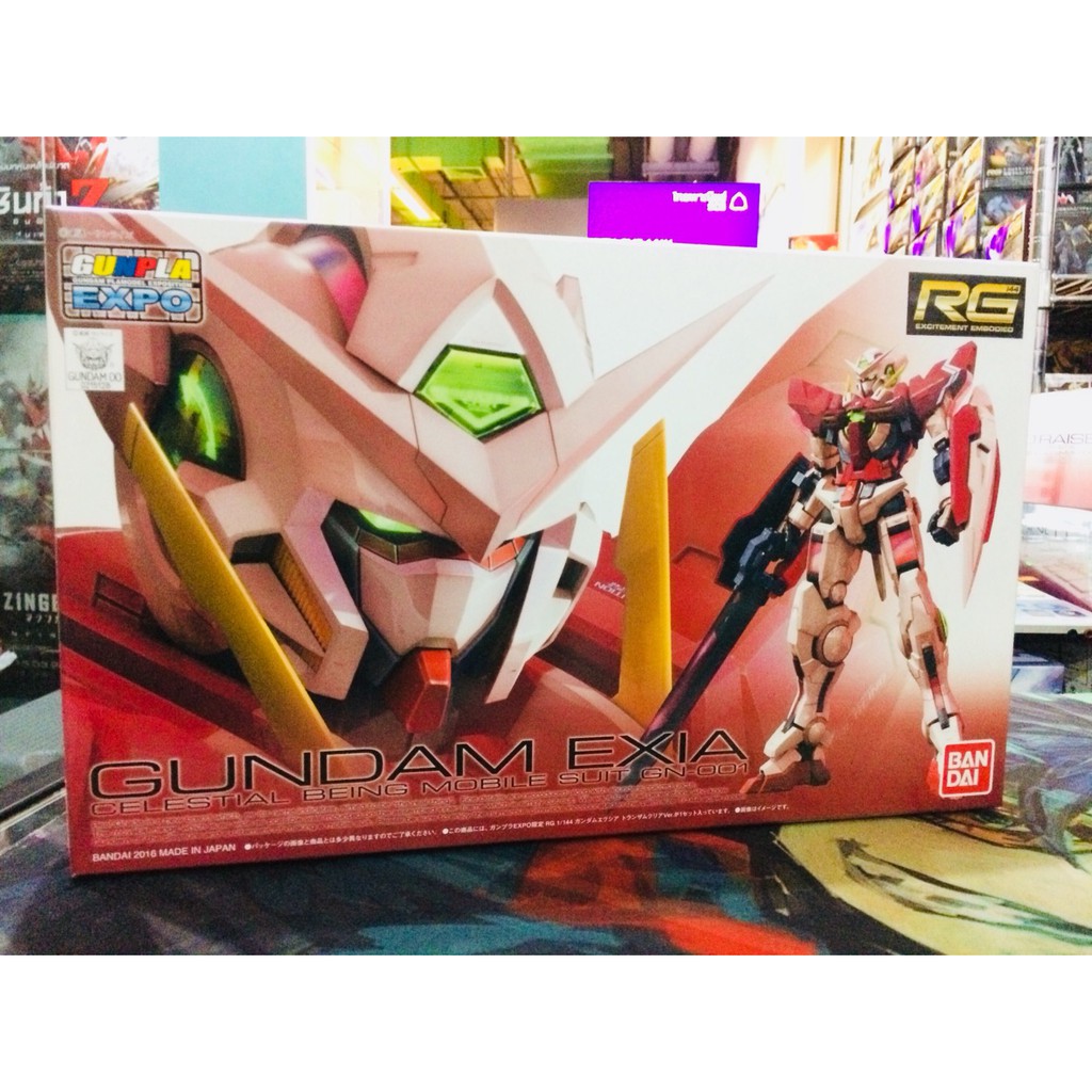 RG Exia Gunpla Expo Clear Transm | Shopee Thailand