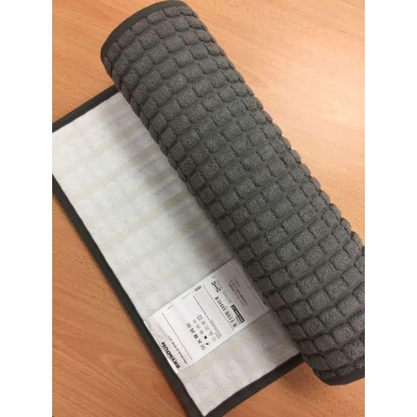 IKEA BRYNDUM บรึนดุม พรม อิเกีย เทา45x120 ซม. | Shopee Thailand