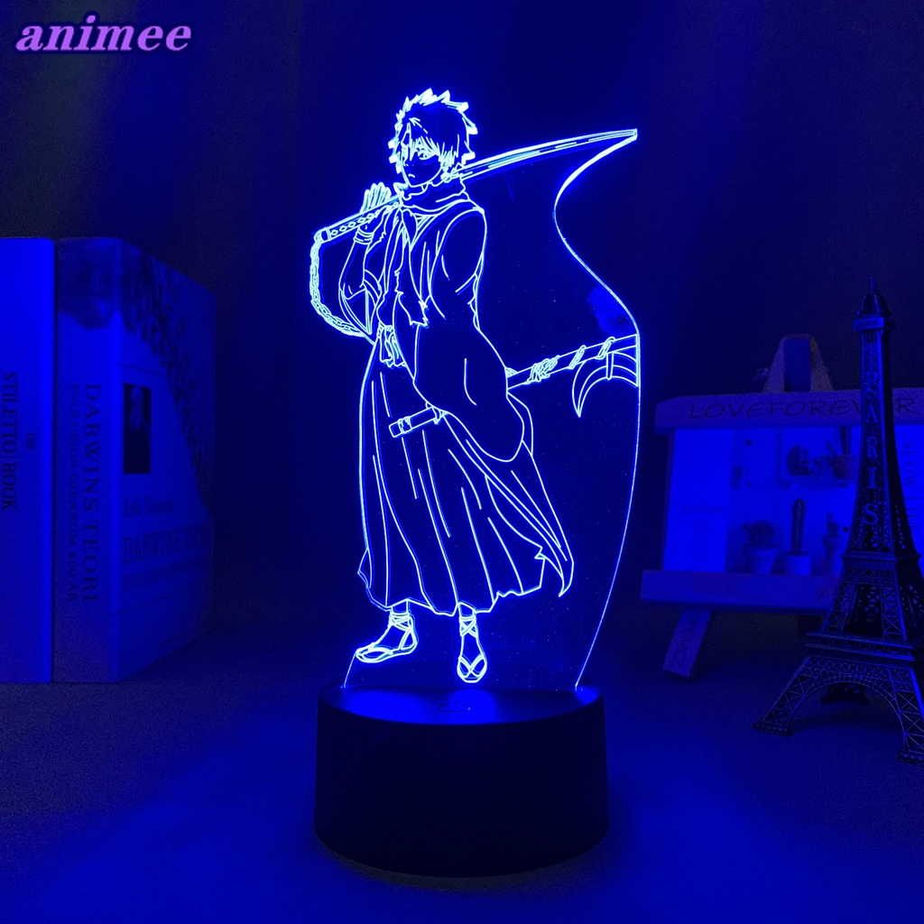อะนิเมะหลอดไฟ Led Bleach Toshiro Hitsugaya สําหรับตกแต่งห้องของขวัญวัน ...