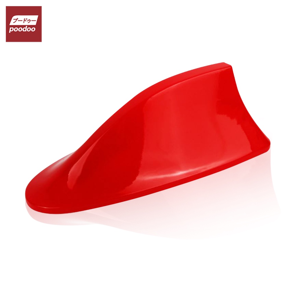 poodoo เสาอากาศวิทยุ ทรงครีบฉลาม FM / AM สำหรับติดรถยนต์ ครีบปลาฉลามเสา ...