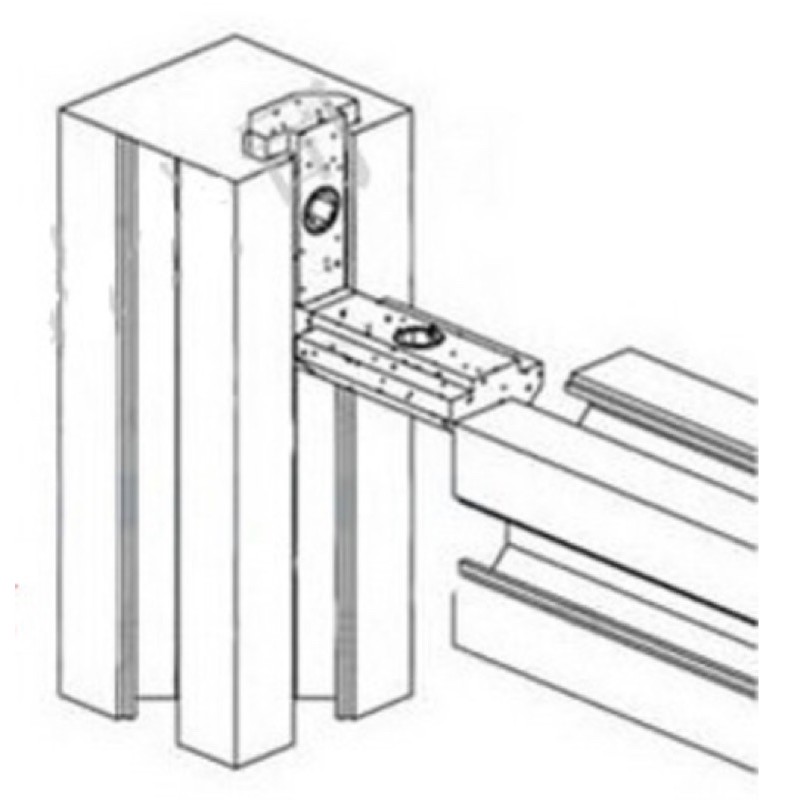 Blind Bracket 20-30mm แบล็คเก็ตแบบซ่อน T Slot L-Shape Interior Inside ...