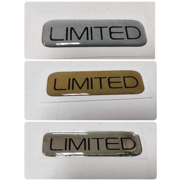 สติ๊กเกอร์ตัดคอมเทเรซิ่นนูน อย่างดี คำว่า LIMITED สำหรับ JEEP CHEROKEE ...