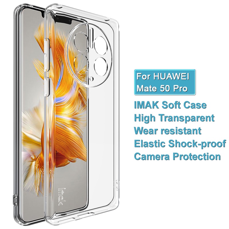 เคสโทรศัพท์มือถือ ซิลิโคนนิ่ม TPU ใส กันกระแทก สําหรับ Huawei Mate 50 Pro Mate50 | Shopee Thailand