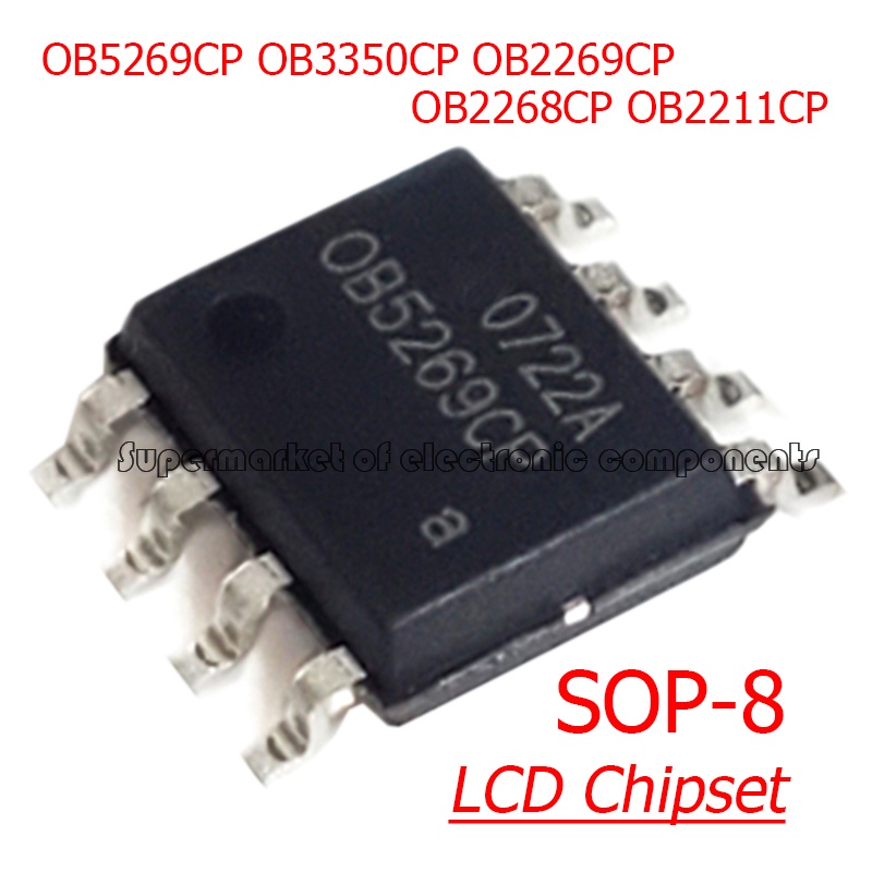 ชิปเซ็ต ไอซี OB5269CP OB3350CP OB2269CP OB2268CP OB2211CP SOP-8 SMD ...
