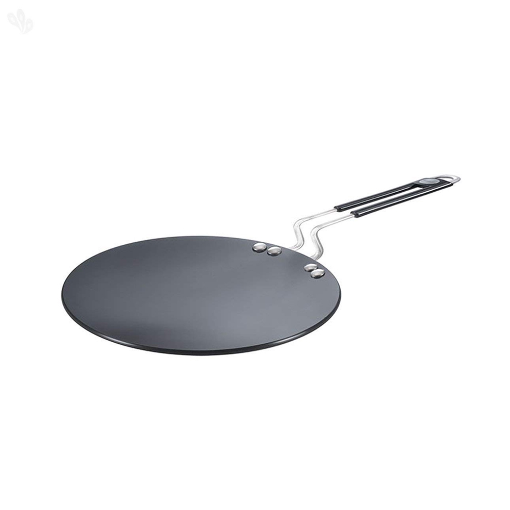 Prestige Hard Anodised Plus Cookware Induction Base Roti Tawa, 225mm ...