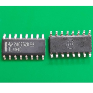 TL494C SMD 16 ขา(TI) Texas Instruments วงจรควบคุมการปรับความกว้างของพัลส์วงจร IC ICTL494 Pulse ...