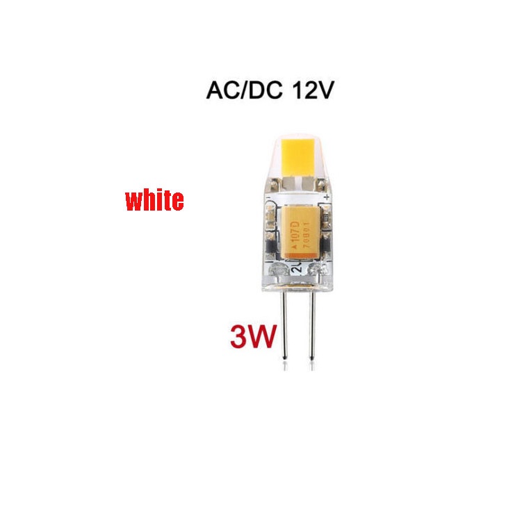 [ขายดี] หลอดไฟสปอตไลท์ LED AC DC 12V 3W 6W COB SMD G4 ซิลิโคน ไฮเอนด์ แบบเปลี่ยน 30W 50W ...