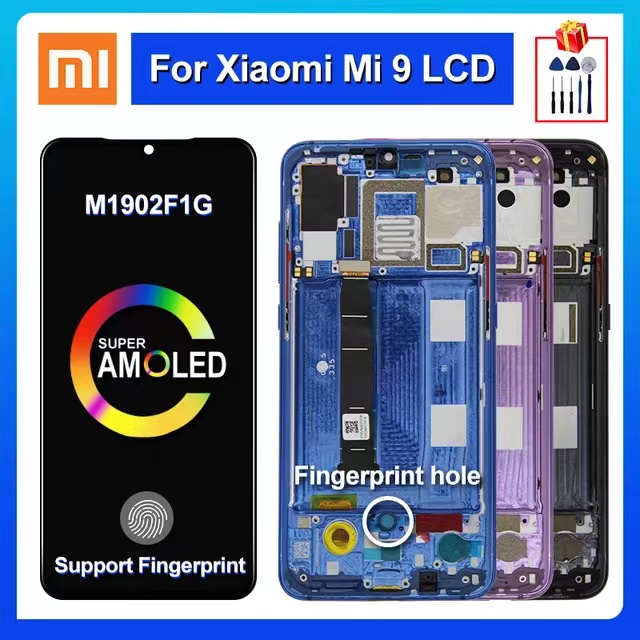 จอชุด Xiaomi 9 แท้ LCD MI9 เเถมเครื่องมือ กาว LCDพร้อมทัชสกรีน MI9 ...