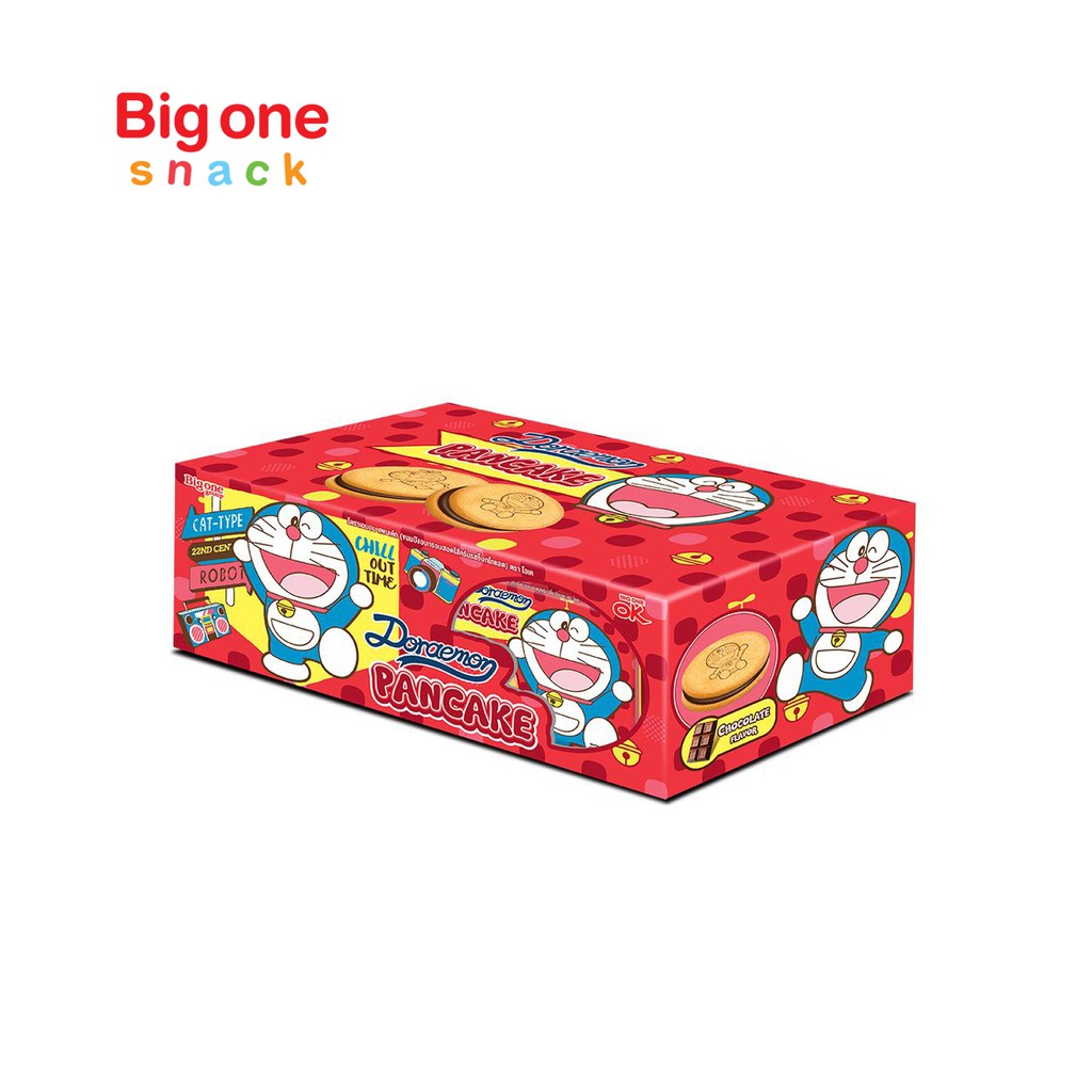 โอเค โดราเอมอน แพนเค้กสอดไส้ครีม 25ก. OK Doraemon Pancake with Cream ...