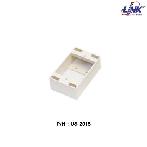 LINK Box ลอย Plastic WALL BOX 2" X 4" (ลึก 38 mm) รุ่น US-2015WH / US ...