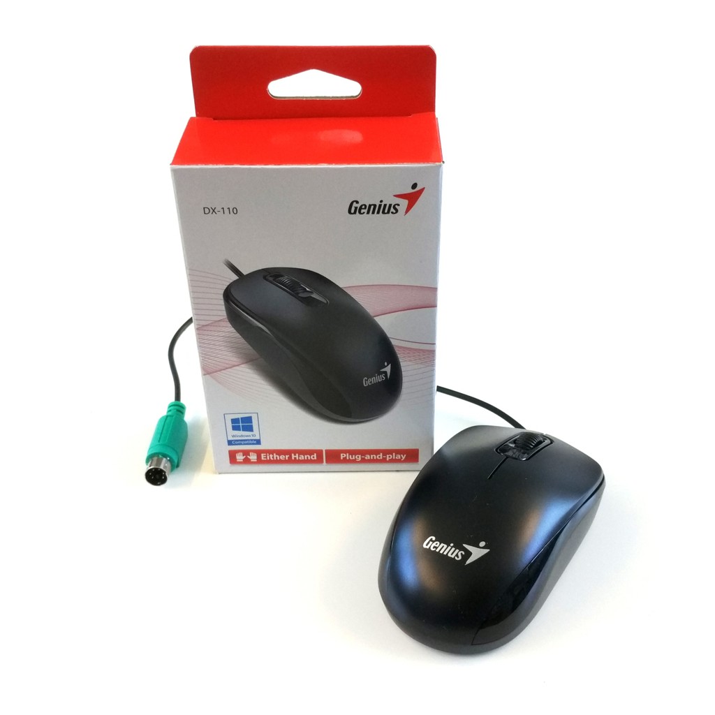 เม้าส์ Mouse PS2 Genius รุ่น DX-110 / Unitech UNM-001 Optical PS/2 สีดำ Black | Shopee Thailand