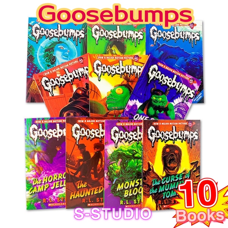Goosebumps Classic 10 Books Set Collection หนังสือการ์ตูนภาษาอังกฤษ R.L ...