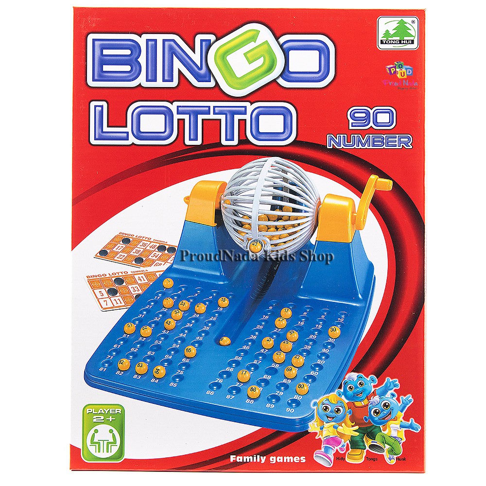 ProudNada Toys BINGO LOTTO 90 NUMBER บิงโกล็อตโต้ 90 ตัวเลข NO.8228 ...