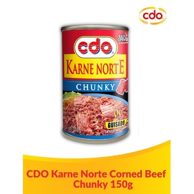 CDO Karne Norte Chunky 150g Corned Beef เนื้อวัวกระป๋อง เนื้อวัวปรุงรส ...