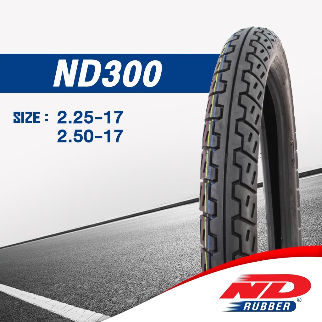 ND Rubber ND300 ยางมอเตอร์ไซค์ ขอบ 17 ลายโนวา | Shopee Thailand