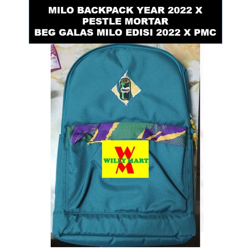 กระเป๋าเป้สะพายหลัง สําหรับแล็ปท็อป เอกสาร Milo Backpack Year 2022 Beg ...