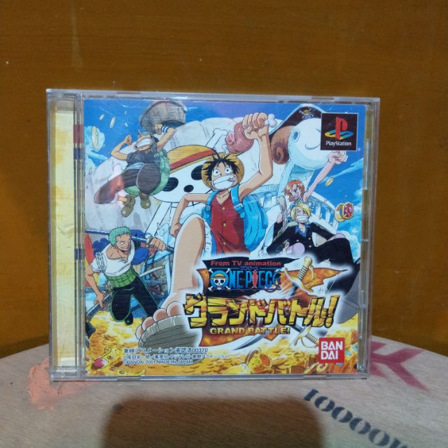 แผ่นเกม ps1 ONE PIECE GRAND BATTLE แท้ๆ | Shopee Thailand