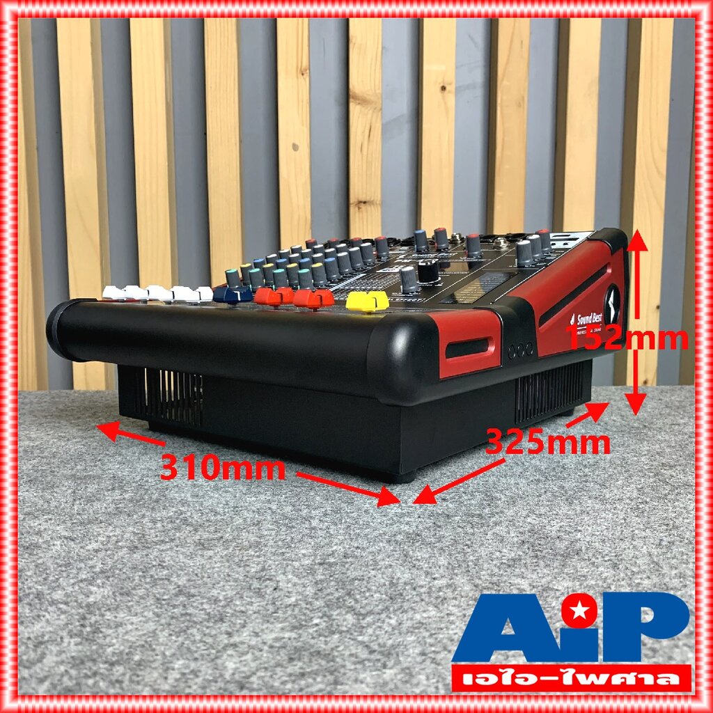 SOUNDBEST PM-400 POWER MIXER มิกซ์ มิกเซอร์ เพาเวอร์มิกซ์ PM 400 PM400 ...