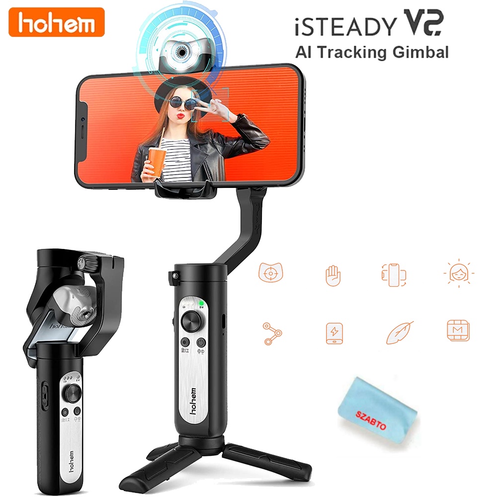 Hohem ISteady V2 / X2 AI Smartphone Gimbal Stabilizer w/AI Visual ...