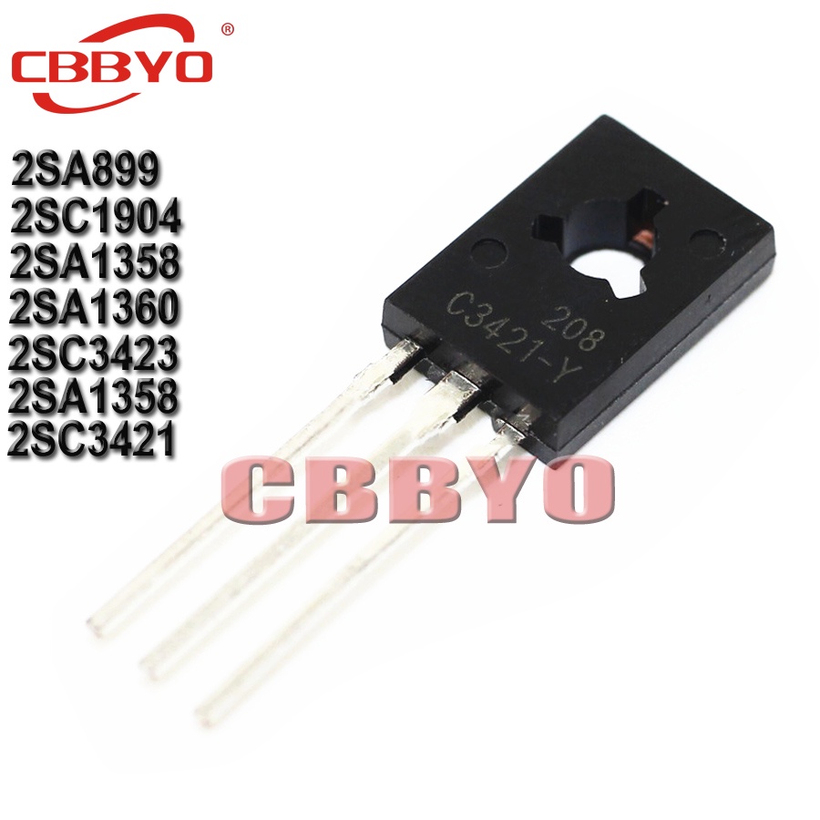 10pcs 2SA1358 2SC3421 (5PCS A1358+5PCS C3421) (5PCS 2SA1360+2SC3423 ...