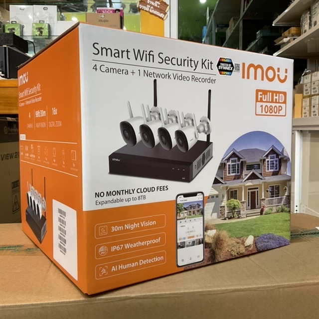 IMOU Smart Wifi Kit NVR 8CH + Bullet 2C 4 ตัว IMOU NVR1108HS-W-S2/4 ...