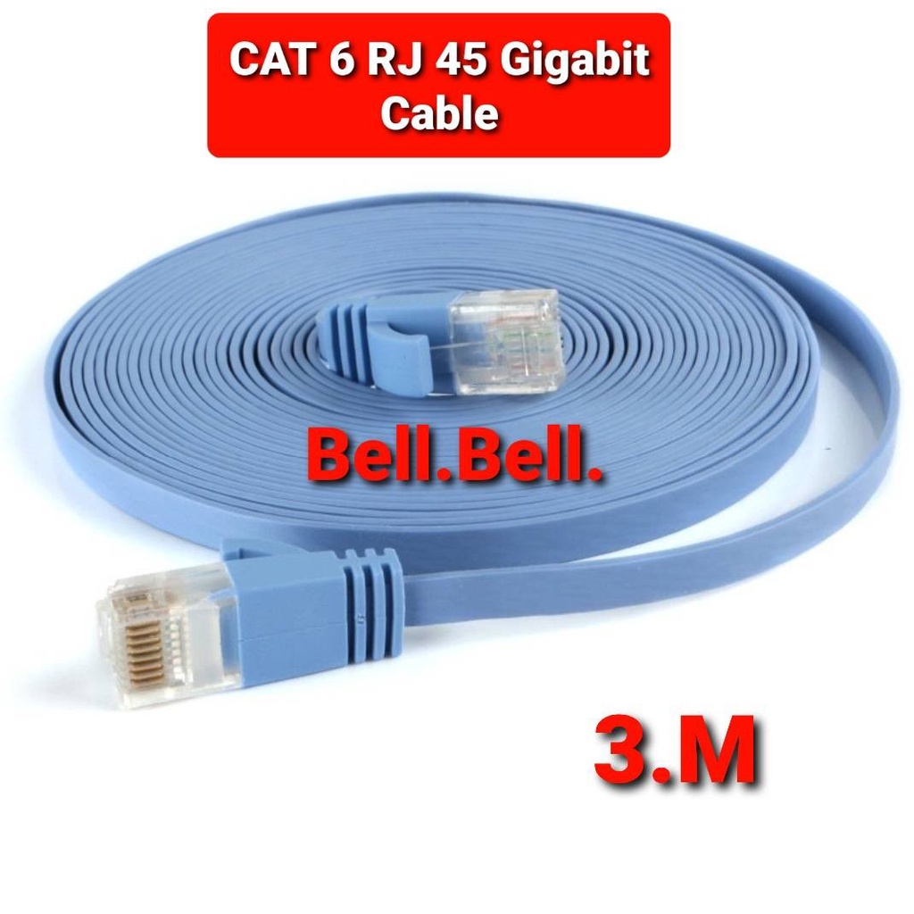 แบน Cat6 Rj45 เครือข่ายสาย Lan Ethernet Cat6 Cat 6 Rj-45 Ethernet Utp ...