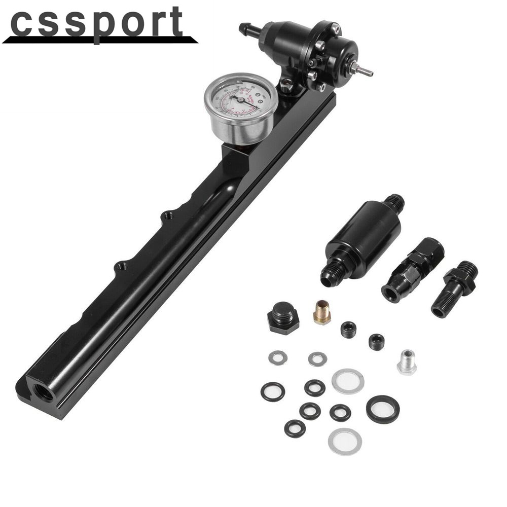 ชุดเกจวัดแรงดันน้ํามันเชื้อเพลิง อะลูมิเนียม สําหรับ Acura Honda Integra Civic B16 B18 B20 Si LS ...