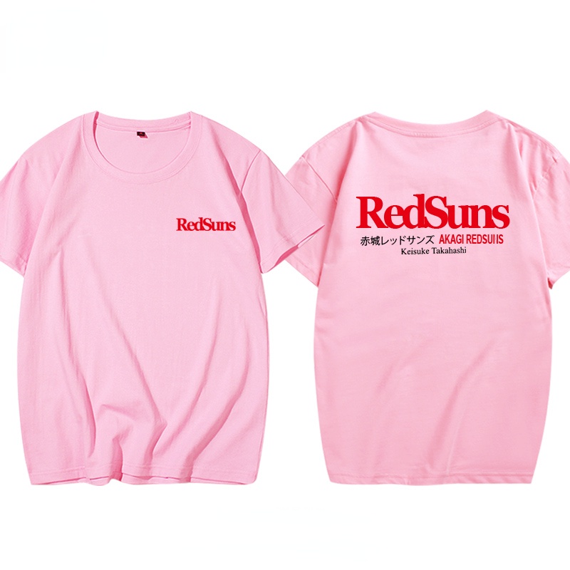 เสื้อยืดแขนสั้น พิมพ์ลาย Initial D Red Sun Chicheng Team Redsuns ...