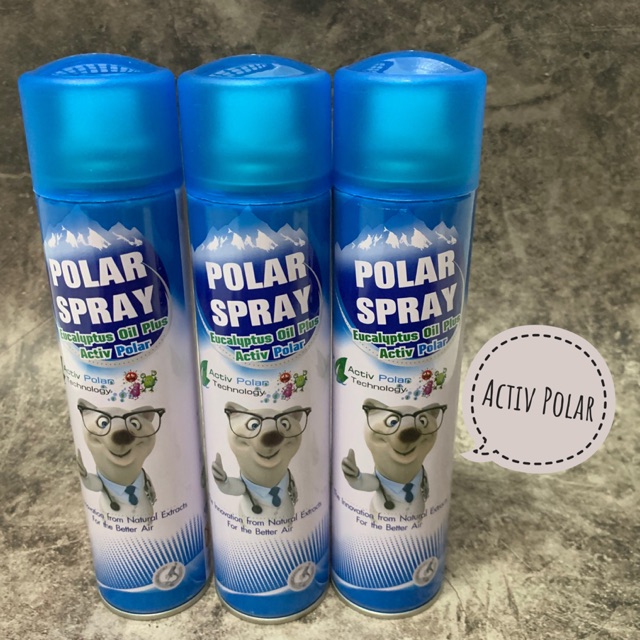 Polar Sprayโพล่า สเปรย์ สเปรย์ปรับอากาศกำจัดเชื้อโรค 280ml. | Shopee ...