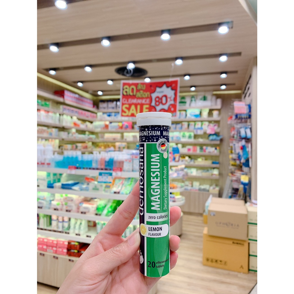 Demosana Effervescent 20 Tablets - ดีโมซานาเม็ดฟู่ (แม็กนีเซียม, มัลติ ...