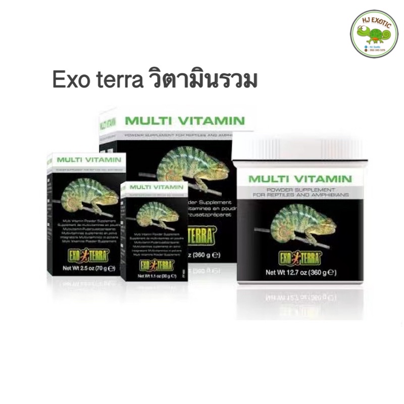 Exo Terra Multi Vitamin Powder Supplement วิตามินรวมชนิดผง | Shopee ...