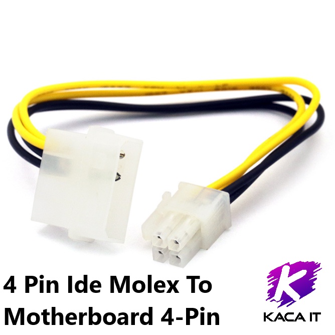 สายแปลง Power IDE ไปเป็น ไฟเลี้ยง CPU แบบ 4Pin ( 4 Pin Ide Molex To ...