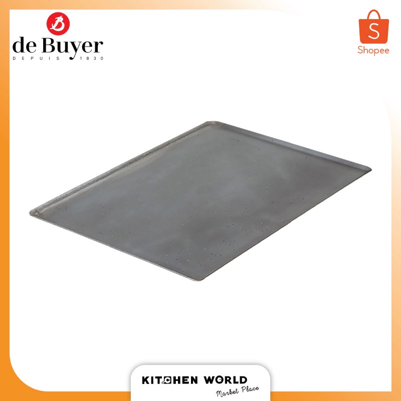 de Buyer 5363 Blue Steel Baking Tray / ถาดเหล็ก ถาดอบเหล็ก | Shopee ...