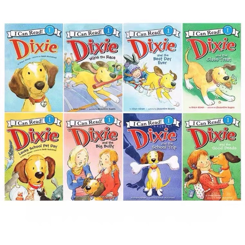 I Can Read Beginning Reading Level 1 : Dixie Stories,8 Books | Shopee ...