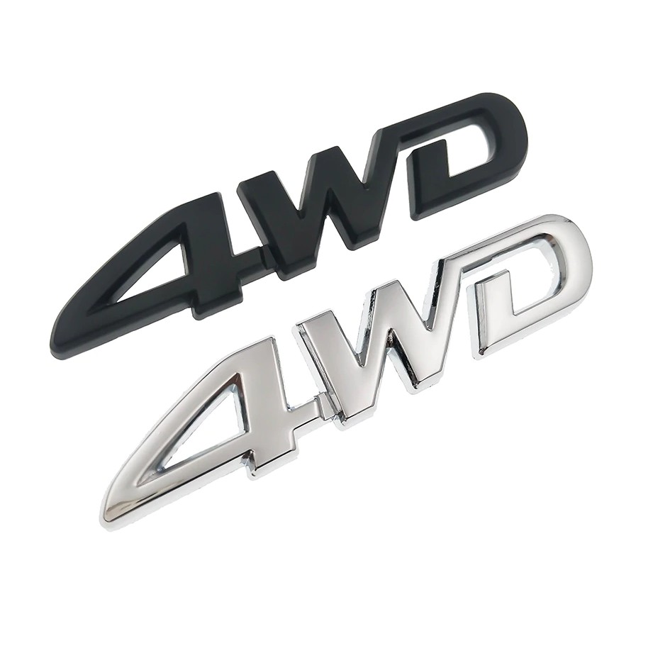 4WD logo car all models โลหะสติกเกอร์ สัญลักษณ์ 4X4 Badge Decal รถยนต์ ...