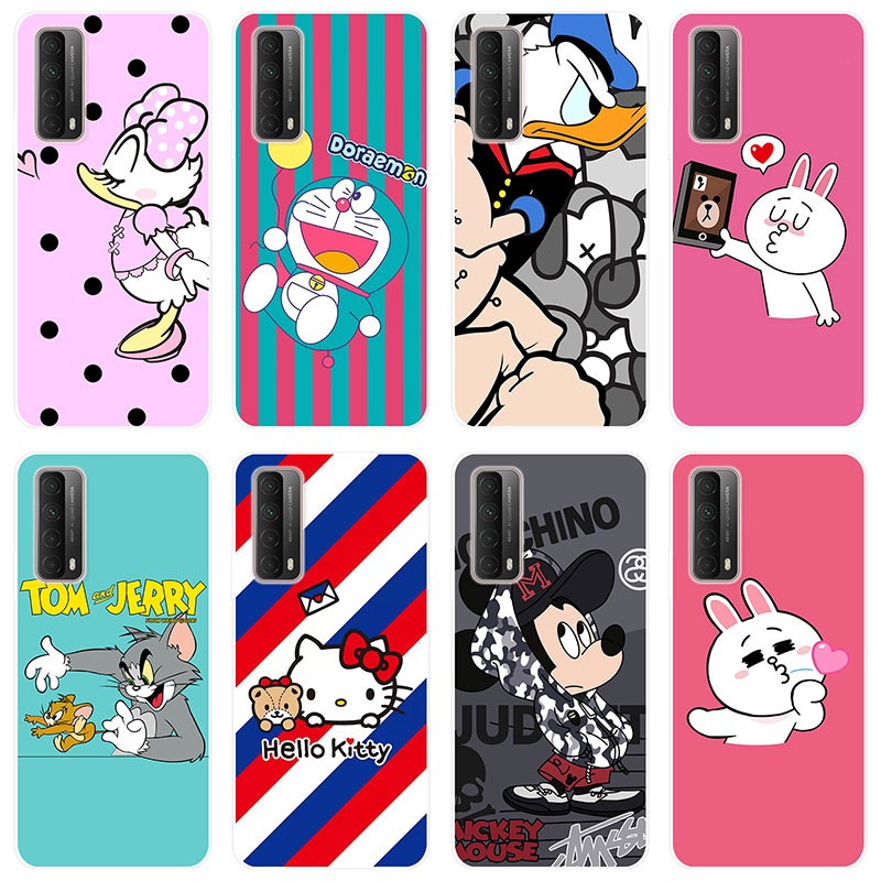 เคสสำหรับ Huawei Y7A เคส Soft TPU Phone Case Back Cover Huawei Y7A ...