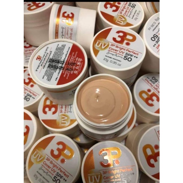 3P Bright Perpect Cover UV SPF50++ ขนาด 10 กรัม กันแดดเนื้อแป้ง | Shopee Thailand