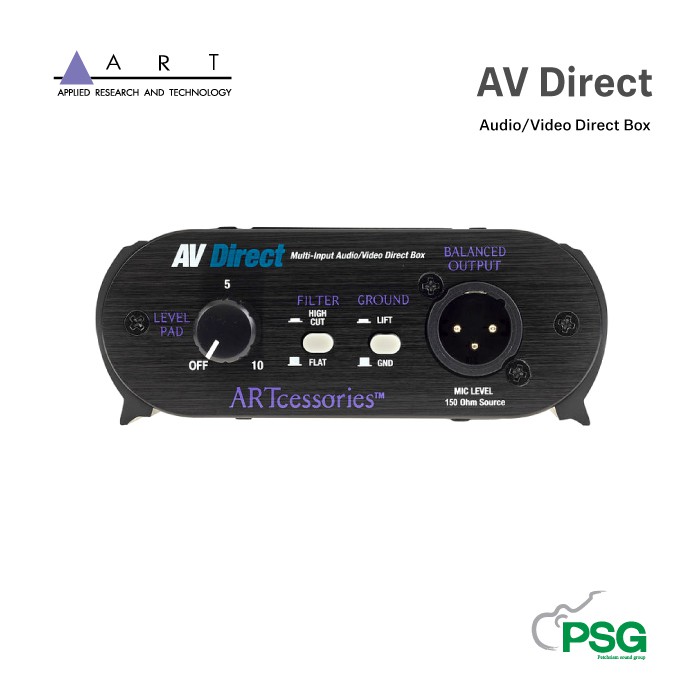 ART: AV Direct – Audio/Video Direct Box ideal input solution for any ...
