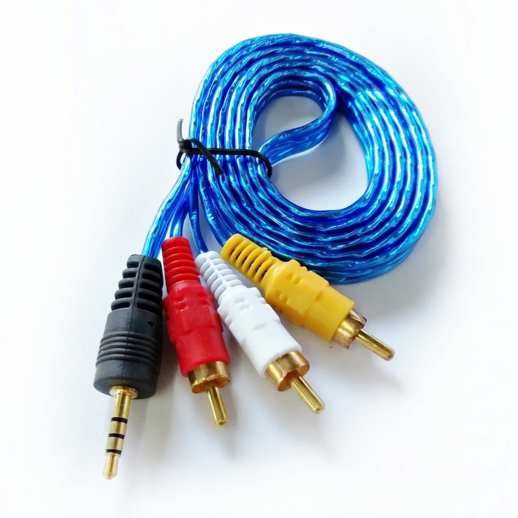 สาย RCA สาย AV เข้า 1 ออก 3 แบบ 1.5 เมตร | Shopee Thailand