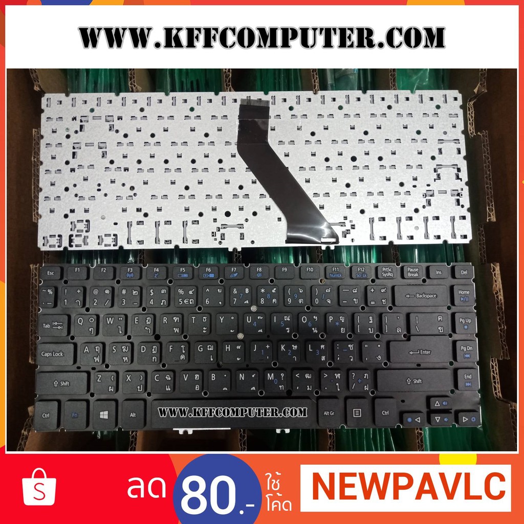 คีย์บอร์ด โน้ตบุ๊ค Keyboard acer aspire R3-431T,R3-471T, R3-471TG, V5 ...