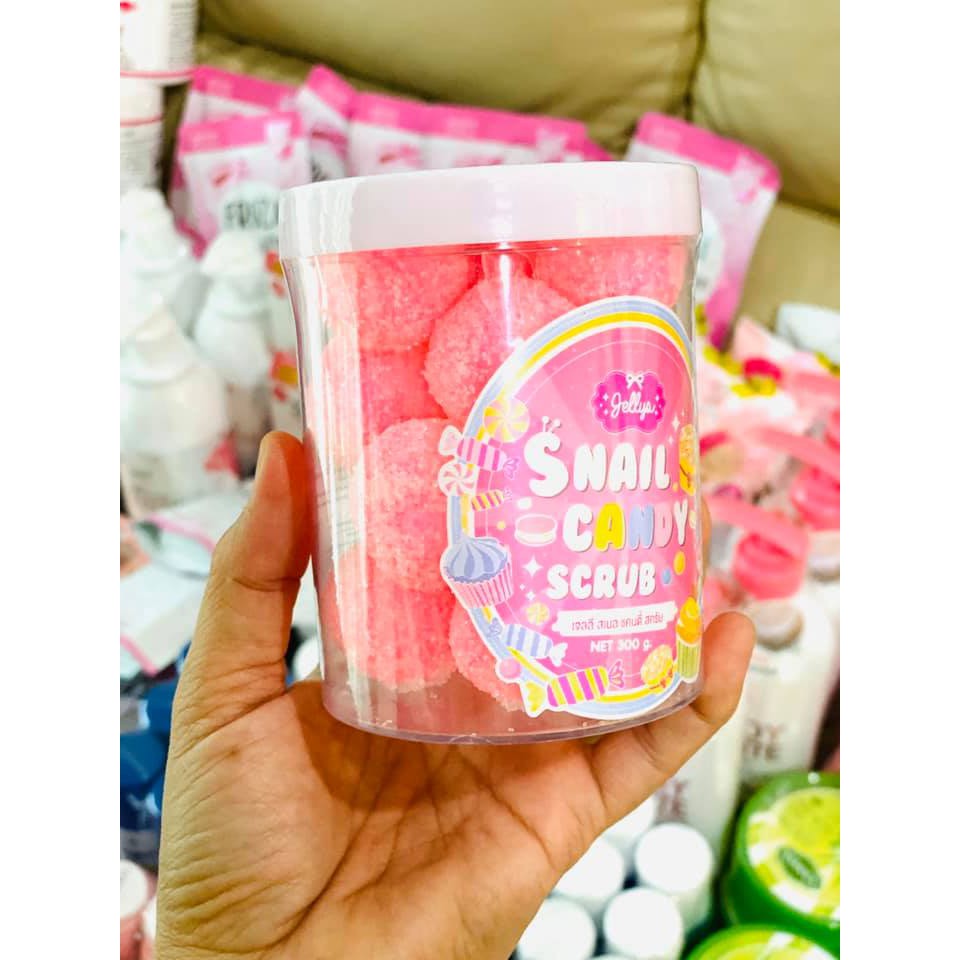 Jellys Snail Candy Scrub 300g | Shopee Thailand