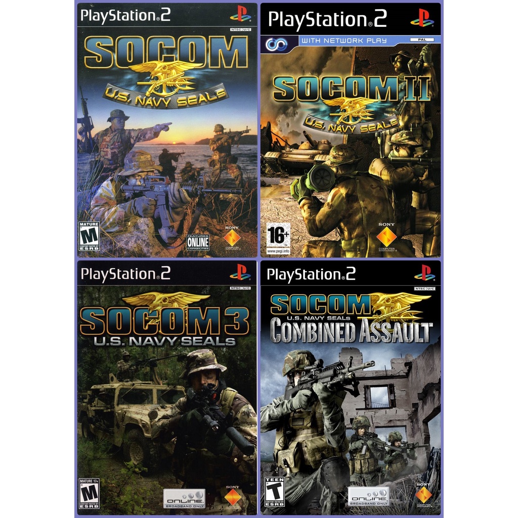 SOCOM ทุกภาค PS2 Playstation 2 | Shopee Thailand