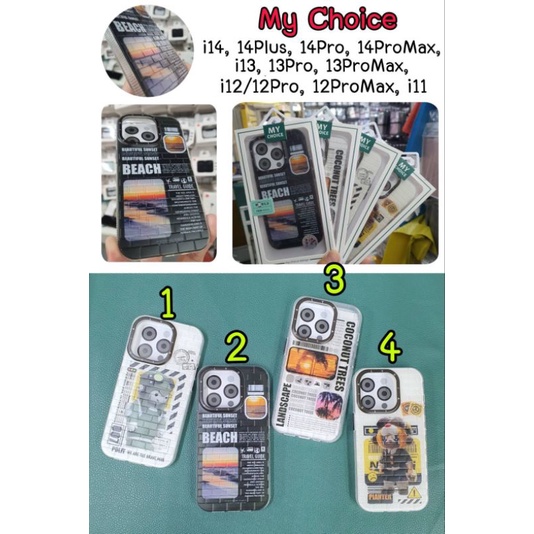 My choice เคส 3D ลายอิฐ Travel Series iPhone 14/14 Pro/14 Plus/14 Pro ...
