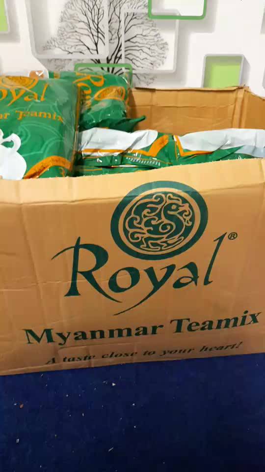 Royal tea mix ชาชงพม่า 3in1 รสชาติเข้มข้น หอมกลิ่นชาแท้ (1แพ็ค 30 ซอง ...