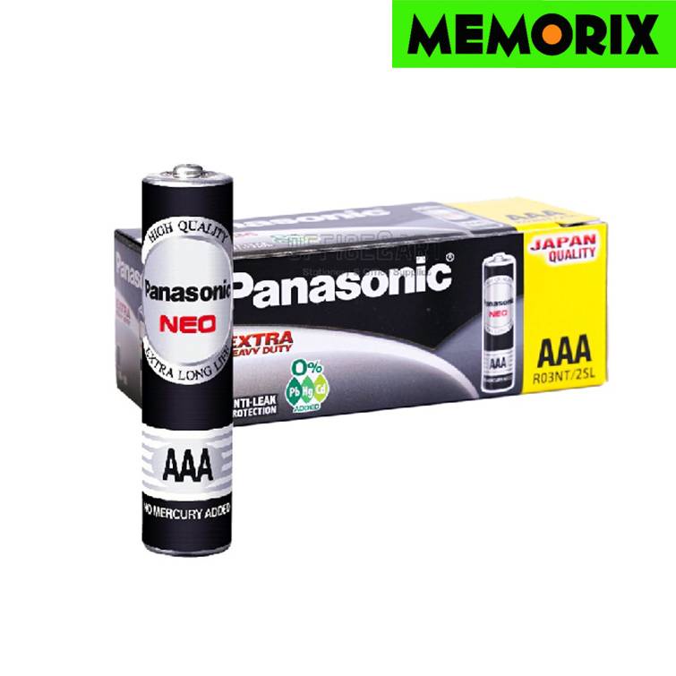 ขายยกกล่อง AAA Pack 2 ก้อน 30 Pack 60 ก้อน Panasonic R03NT/2SL NEO ...