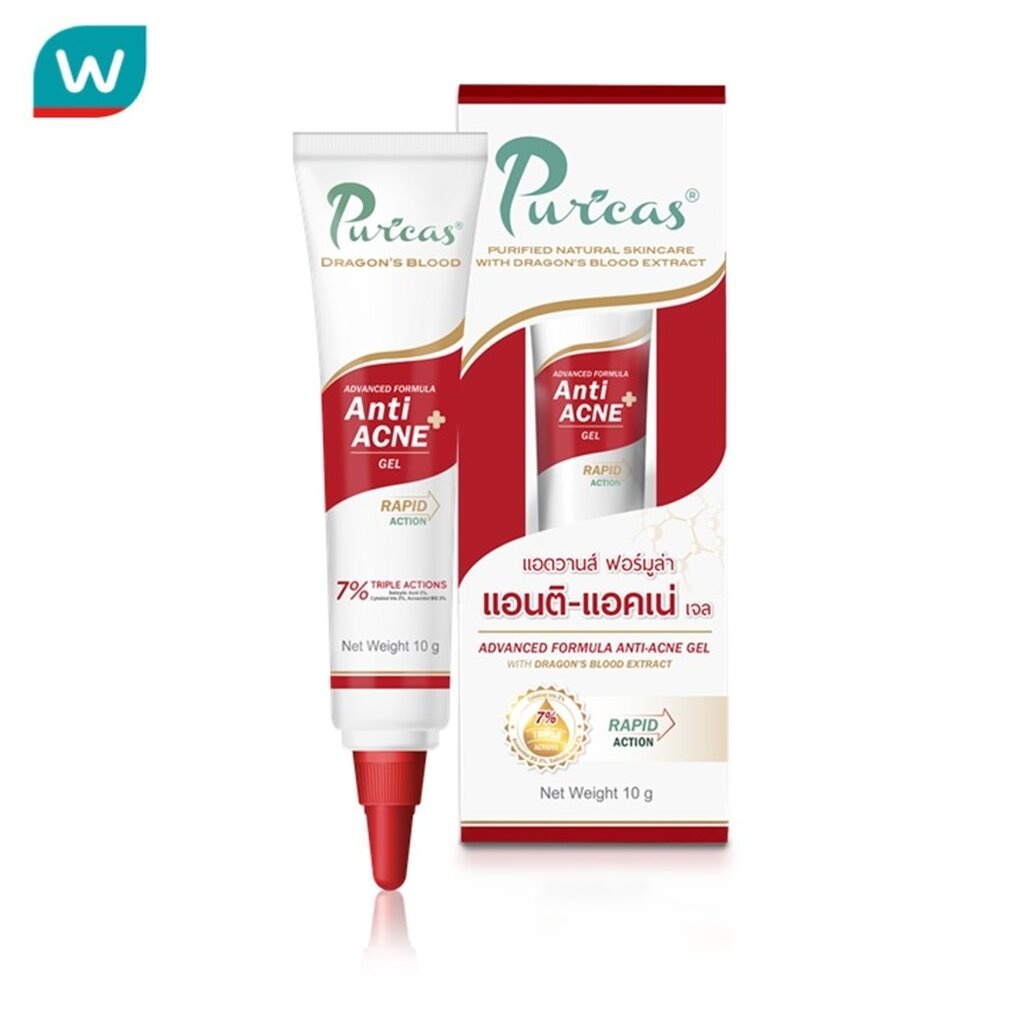 Puricas เพียวริก้าส์ แอดวานส์ ฟอร์มูล่า แอนติ แอคเน่ เจล 10 กรัม ...