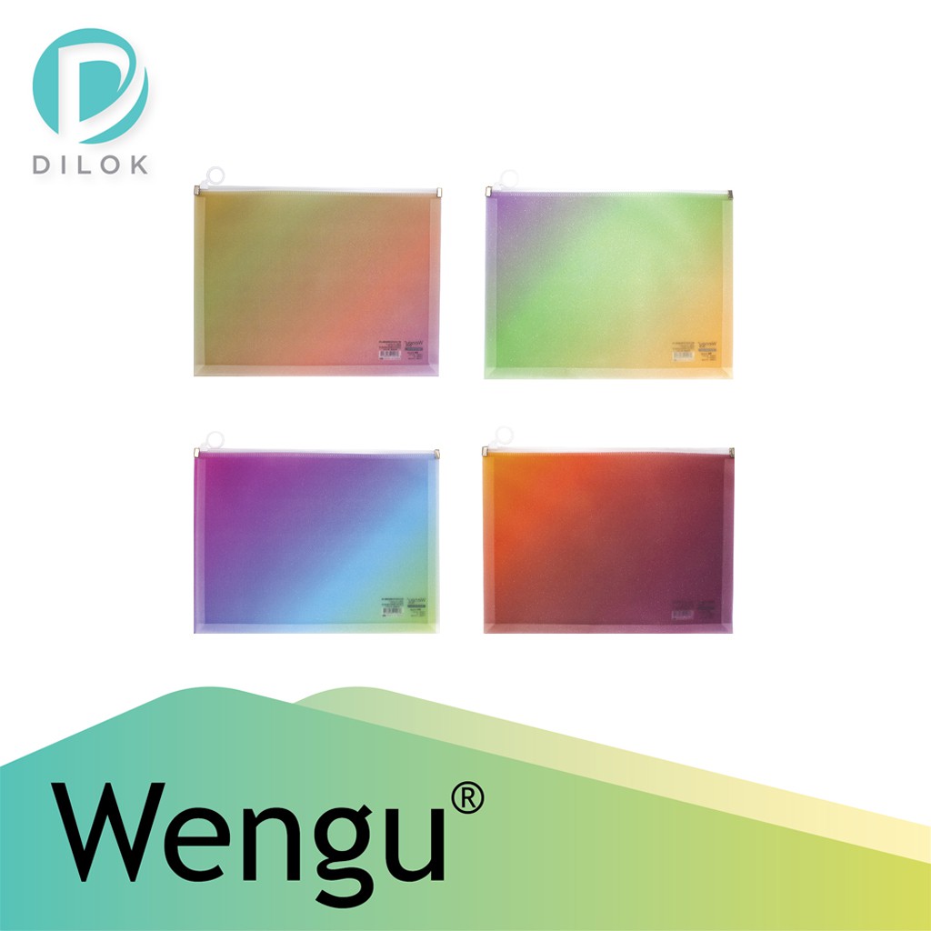 WENGU ซองซิปขยายข้าง A4 #LBD045 | Shopee Thailand